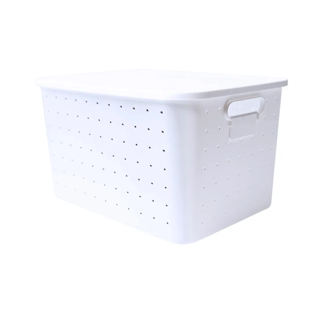 White Stackable Storage Bin - The Organization Pros Inc.