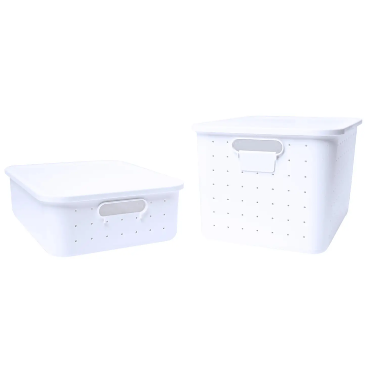 White Stackable Storage Bin - The Organization Pros Inc.
